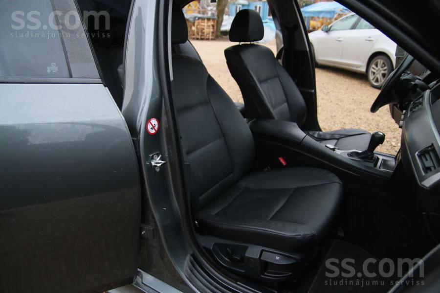 Grey BMW 525 2005 in Riga, with an engine capacity of 2.50 L and mileage of 355 thousand km for 3999 €, photo 15 on AUTOMOTO.COM.LV
