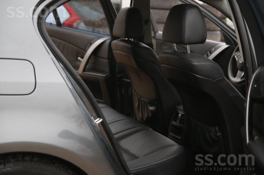 Grey BMW 525 2005 in Riga, with an engine capacity of 2.50 L and mileage of 355 thousand km for 3999 €, photo 18 on AUTOMOTO.COM.LV