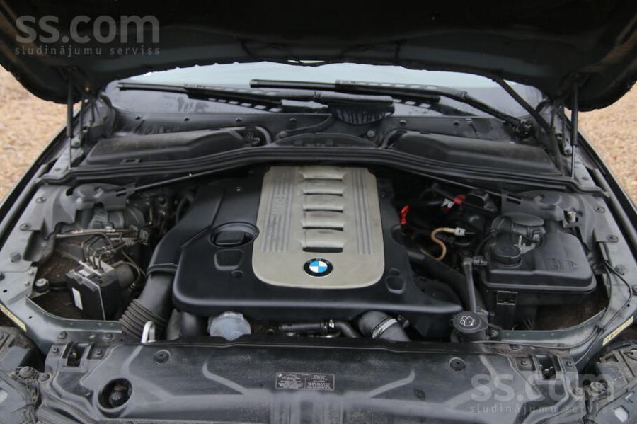 Grey BMW 525 2005 in Riga, with an engine capacity of 2.50 L and mileage of 355 thousand km for 3999 €, photo 25 on AUTOMOTO.COM.LV