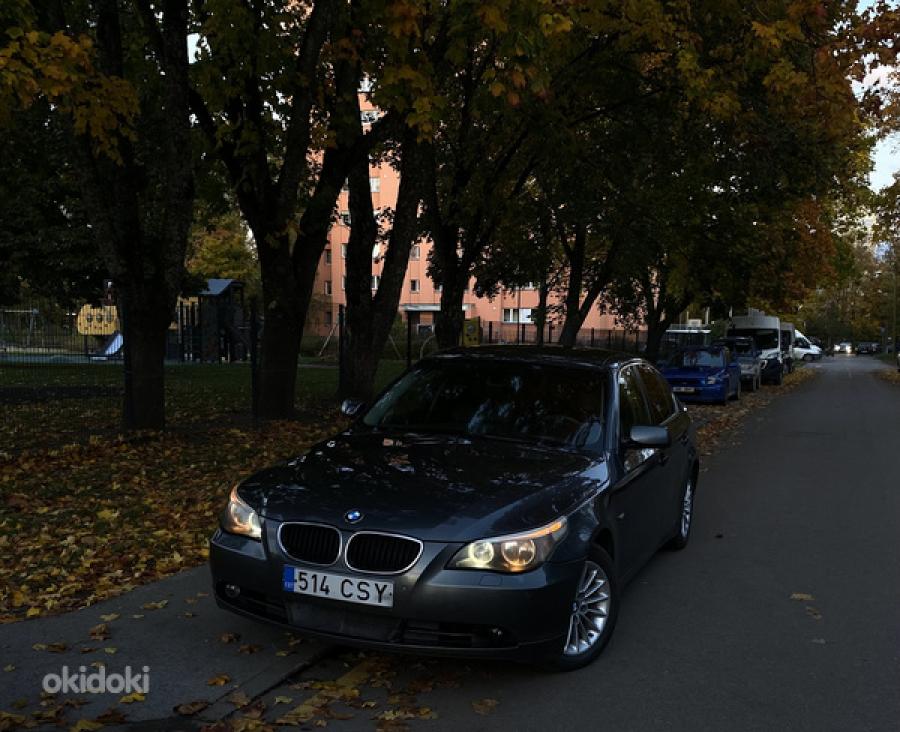 Grey BMW 525 2005 in Tallinn, with an engine capacity of 2.50 L and mileage of 456 thousand km for 3500 €, photo 3 on AUTOMOTO.COM.LV