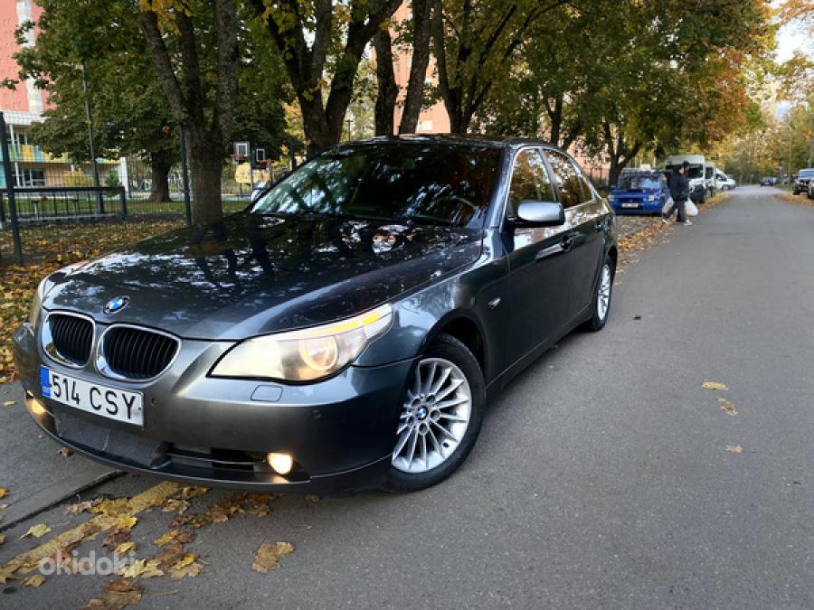 Grey BMW 525 2005 in Tallinn, with an engine capacity of 2.50 L and mileage of 456 thousand km for 3500 €, photo 4 on AUTOMOTO.COM.LV