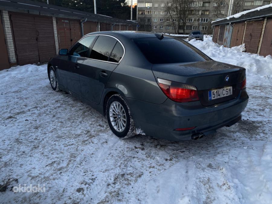 Grey BMW 525 2005 in Tallinn, with an engine capacity of 2.50 L and mileage of 456 thousand km for 3500 €, photo 11 on AUTOMOTO.COM.LV