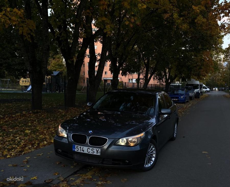 Grey BMW 525 2005 in Tallinn, with an engine capacity of 2.50 L and mileage of 456 thousand km for 3500 €, photo 17 on AUTOMOTO.COM.LV