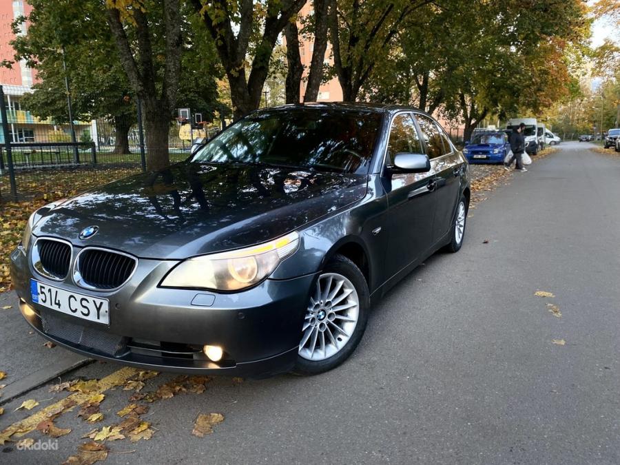 Grey BMW 525 2005 in Tallinn, with an engine capacity of 2.50 L and mileage of 456 thousand km for 3500 €, photo 18 on AUTOMOTO.COM.LV