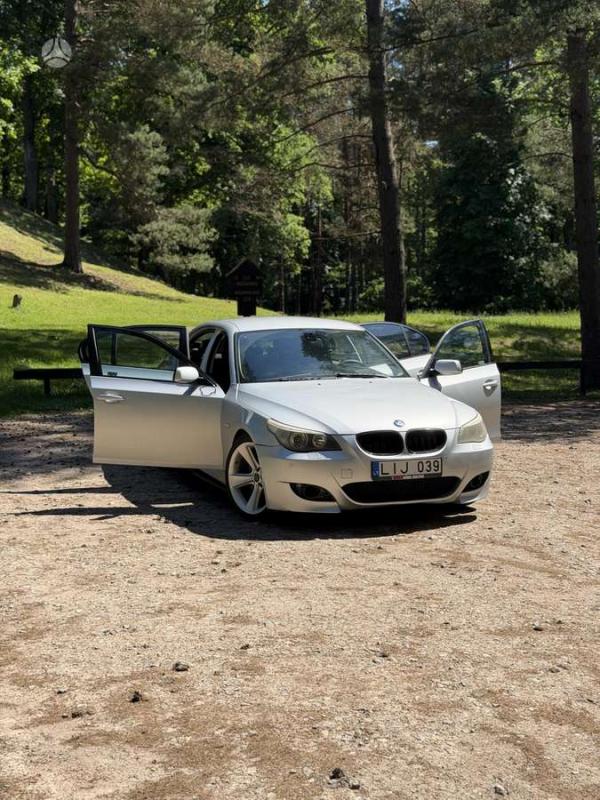 Grey BMW 525 2005 in Vilnius, with an engine capacity of 2.50 L and mileage of 380 thousand km for 4000 €, photo 7 on AUTOMOTO.COM.LV