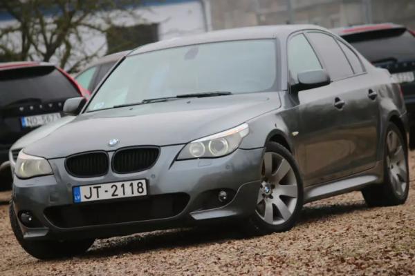 Pelēks BMW 525 2005 Rīga, ar dzinēja tilpumu 2.50 L un nobraukumu 356 tūkst. km par 3999 €, foto 1 vietnē AUTOMOTO.COM.LV