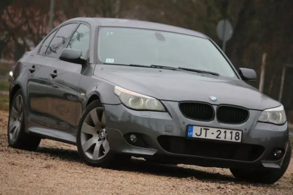 Pelēks BMW 525 2005 Rīga, ar dzinēja tilpumu 2.50 L un nobraukumu 356 tūkst. km par 3999 €, foto 4 vietnē AUTOMOTO.COM.LV