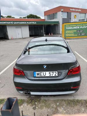 Grey BMW 525 2005 in Klaipeda, with an engine capacity of 2.50 L and mileage of 440 thousand km for 2800 €, photo 5 on AUTOMOTO.COM.LV