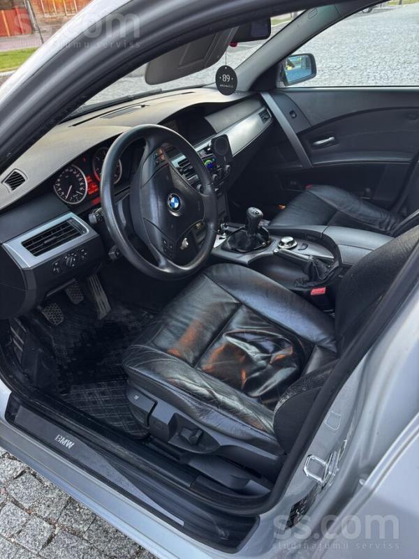 Pelēks BMW 525 2005 Ventspils, ar dzinēja tilpumu 2.50 L un nobraukumu 406 tūkst. km par 3000 €, foto 4 vietnē AUTOMOTO.COM.LV