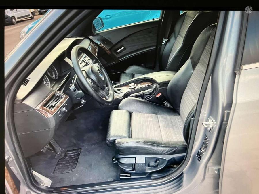 Pelēks BMW 525 2005 Prienai, ar dzinēja tilpumu 2.50 L un nobraukumu 225 tūkst. km par 3333 €, foto 10 vietnē AUTOMOTO.COM.LV