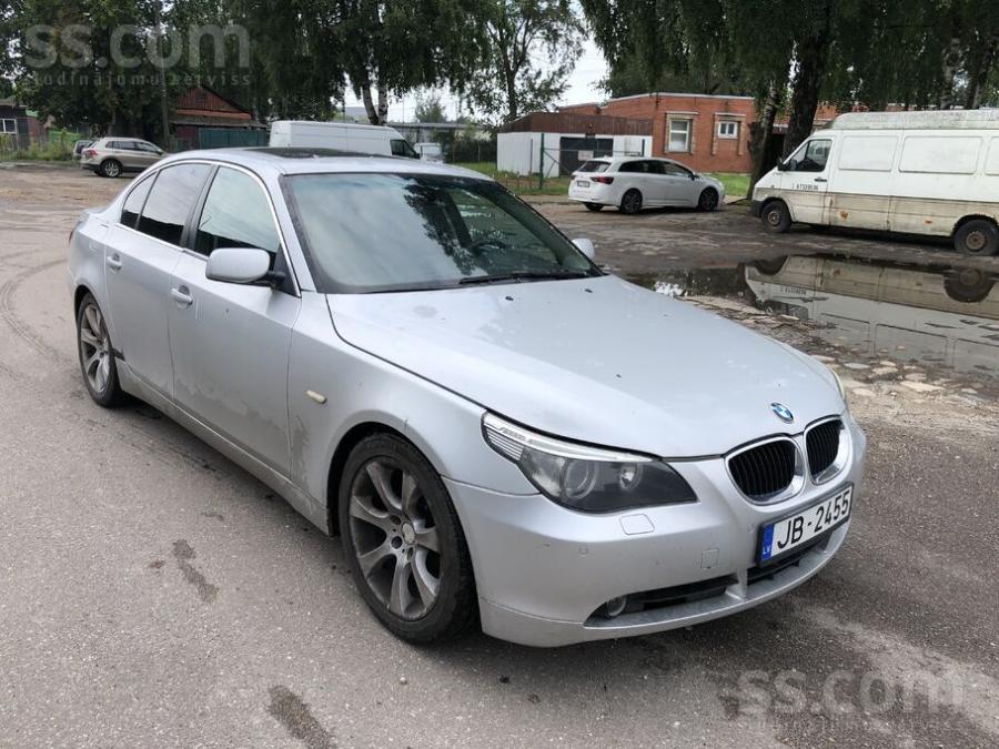 Серый БМВ 525 2005 в Рига, объемом двигателя 2.50 л и пробегом 357 тыс. км за 1600 €, фото 3 на AUTOMOTO.COM.LV