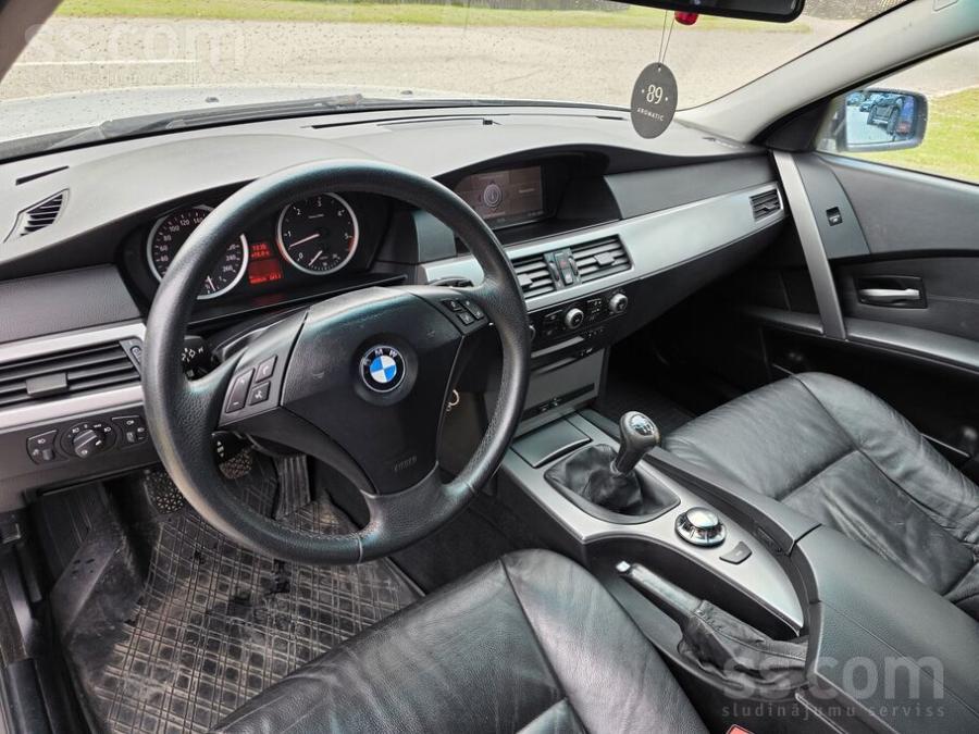 Pelēks BMW 525 2005 Ventspils, ar dzinēja tilpumu 2.50 L un nobraukumu 404 tūkst. km par 2990 €, foto 10 vietnē AUTOMOTO.COM.LV