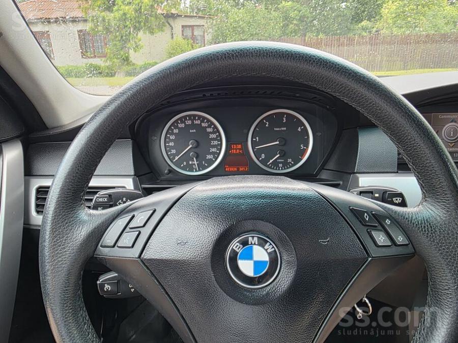 Pelēks BMW 525 2005 Ventspils, ar dzinēja tilpumu 2.50 L un nobraukumu 404 tūkst. km par 2990 €, foto 11 vietnē AUTOMOTO.COM.LV