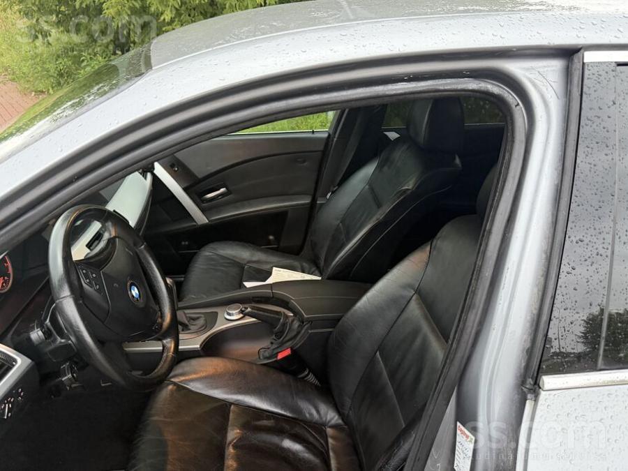 Pelēks BMW 525 2005 Dobele, ar dzinēja tilpumu 2.50 L un nobraukumu 0 tūkst. km par 2850 €, foto 7 vietnē AUTOMOTO.COM.LV