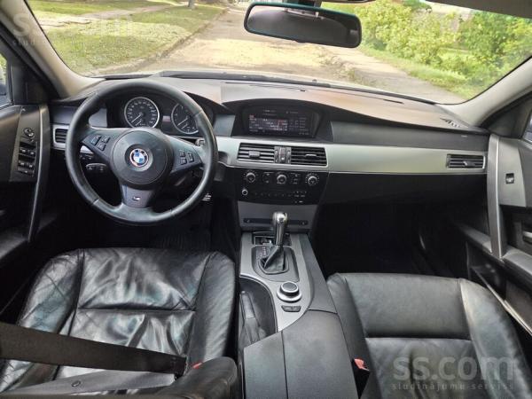 BMW 525 2005 in Rezekne on AUTOMOTO.COM.LV Grey BMW 525 2005 in Rezekne, with an engine capacity of 2.50 L and mileage of 355 thousand km for 2550 €, photo 6 on AUTOMOTO.COM.LV