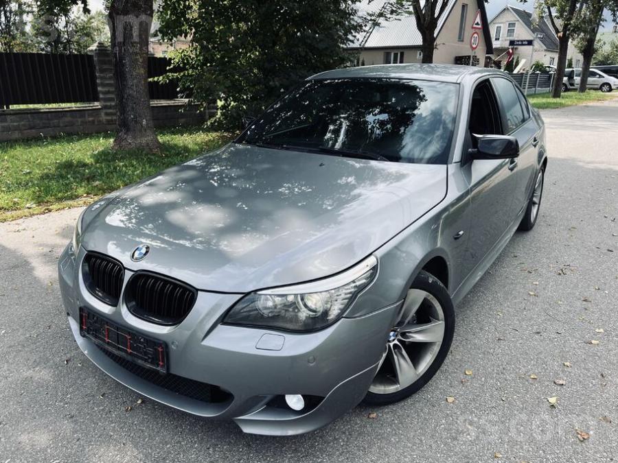 Grey BMW 525 2005 in Daugavpils, with an engine capacity of 2.50 L and mileage of 275 thousand km for 5750 €, photo 4 on AUTOMOTO.COM.LV