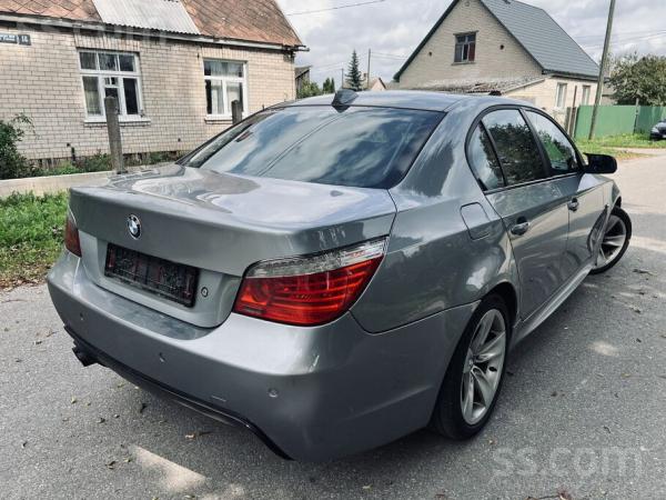 Grey BMW 525 2005 in Daugavpils, with an engine capacity of 2.50 L and mileage of 275 thousand km for 5750 €, photo 5 on AUTOMOTO.COM.LV
