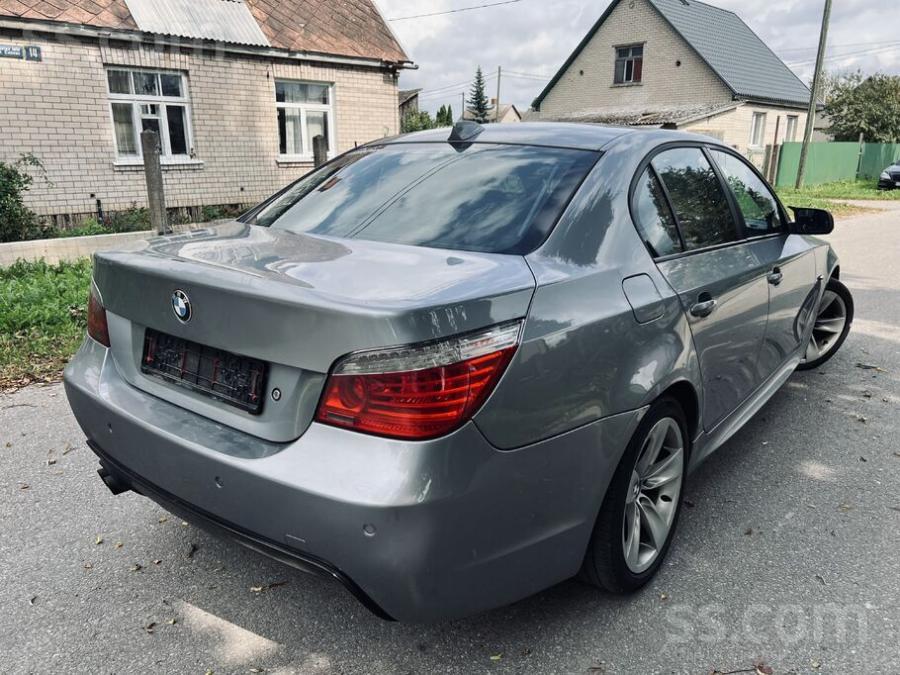 Grey BMW 525 2005 in Daugavpils, with an engine capacity of 2.50 L and mileage of 275 thousand km for 5750 €, photo 5 on AUTOMOTO.COM.LV