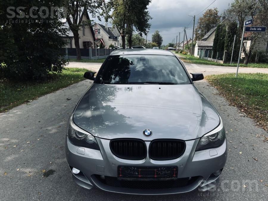 Grey BMW 525 2005 in Daugavpils, with an engine capacity of 2.50 L and mileage of 275 thousand km for 5750 €, photo 7 on AUTOMOTO.COM.LV