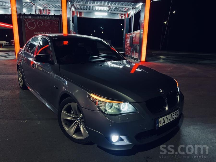 Grey BMW 525 2005 in Daugavpils, with an engine capacity of 2.50 L and mileage of 275 thousand km for 5750 €, photo 8 on AUTOMOTO.COM.LV
