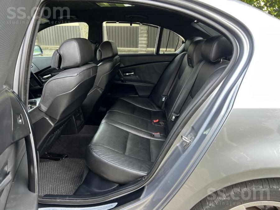 Grey BMW 525 2005 in Daugavpils, with an engine capacity of 2.50 L and mileage of 275 thousand km for 5750 €, photo 9 on AUTOMOTO.COM.LV
