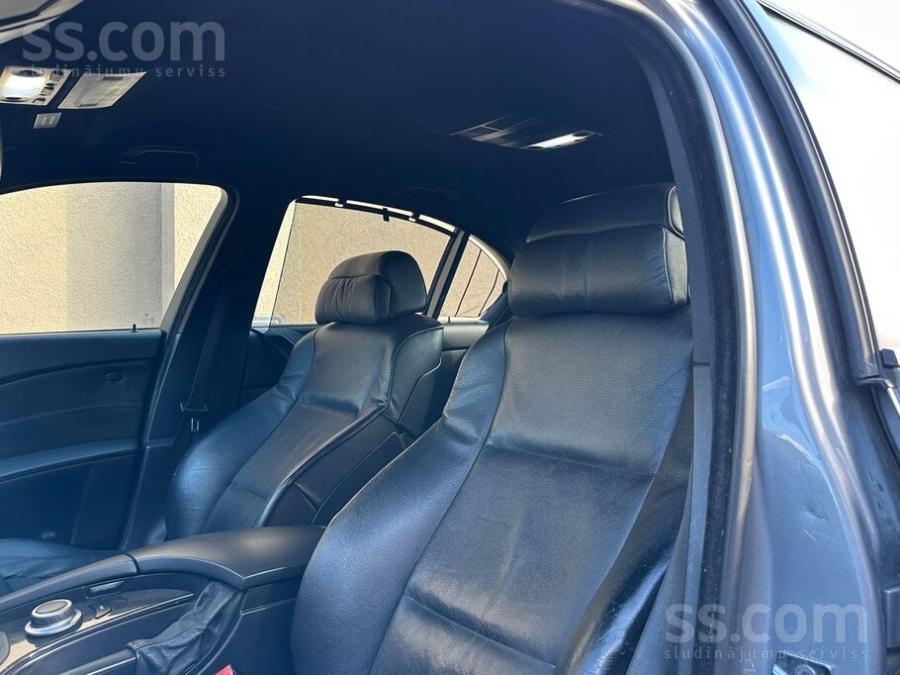 Grey BMW 525 2005 in Daugavpils, with an engine capacity of 2.50 L and mileage of 275 thousand km for 5750 €, photo 16 on AUTOMOTO.COM.LV