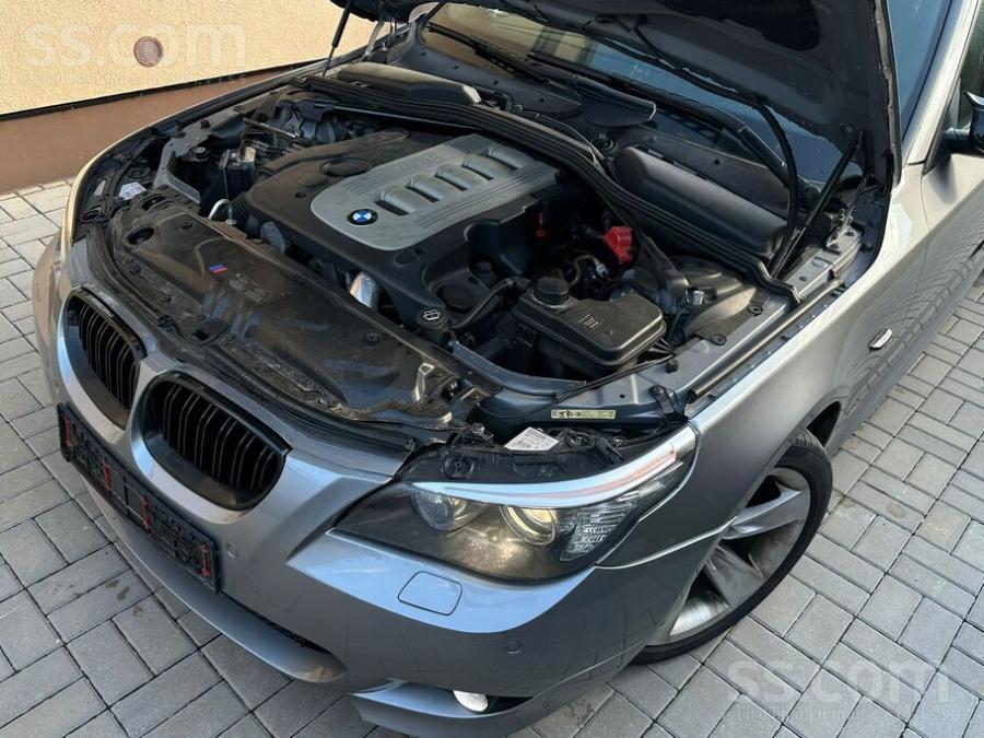 Grey BMW 525 2005 in Daugavpils, with an engine capacity of 2.50 L and mileage of 275 thousand km for 5750 €, photo 18 on AUTOMOTO.COM.LV