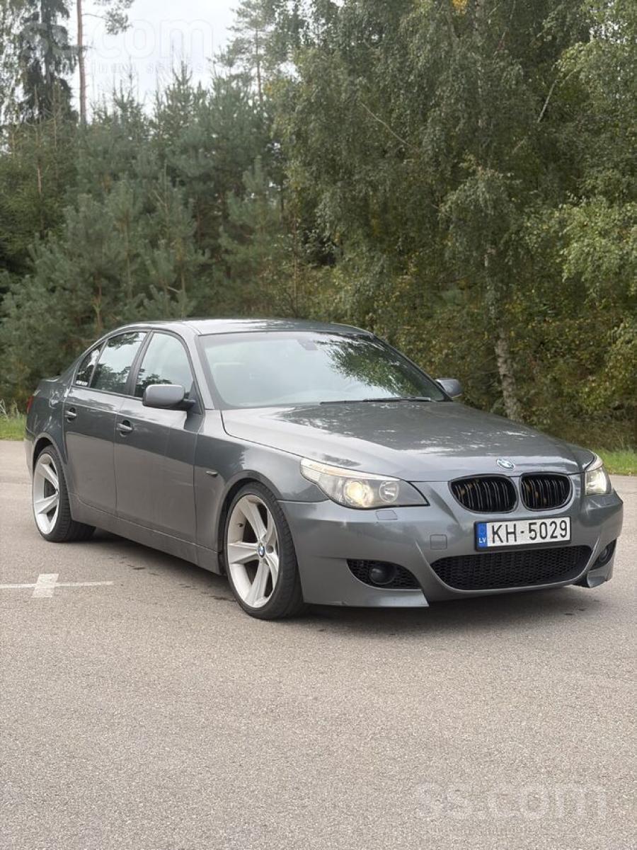 Grey BMW 525 2005 in Madona, with an engine capacity of 2.50 L and mileage of 457 thousand km for 3700 €, photo 1 on AUTOMOTO.COM.LV