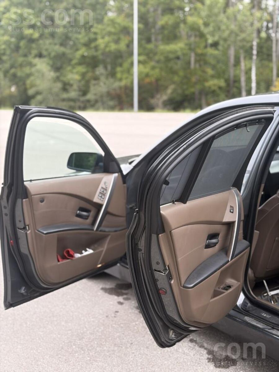 Grey BMW 525 2005 in Madona, with an engine capacity of 2.50 L and mileage of 457 thousand km for 3700 €, photo 7 on AUTOMOTO.COM.LV
