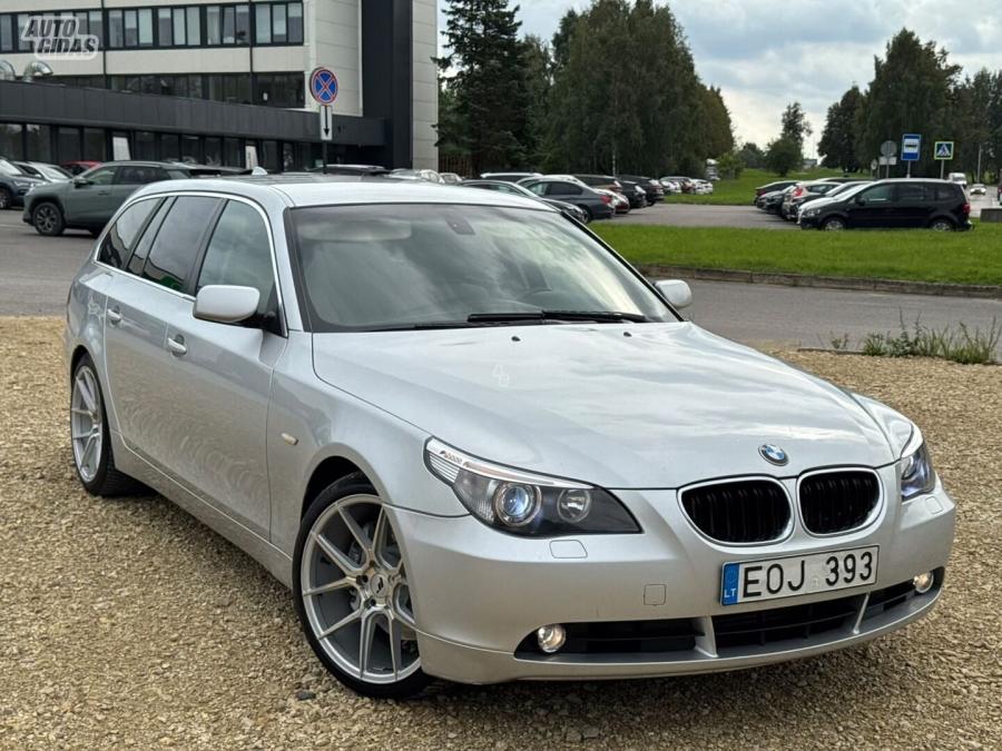 Grey BMW 525 2005 in Kaunas, with an engine capacity of 2.50 L and mileage of 0 thousand km for 2850 €, photo 4 on AUTOMOTO.COM.LV