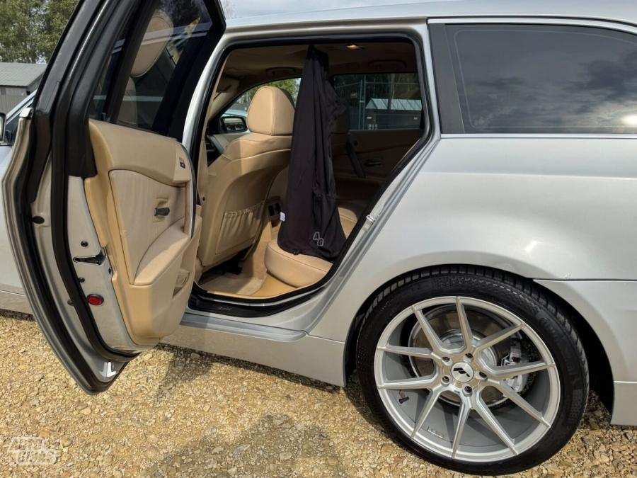 Grey BMW 525 2005 in Kaunas, with an engine capacity of 2.50 L and mileage of 0 thousand km for 2850 €, photo 15 on AUTOMOTO.COM.LV