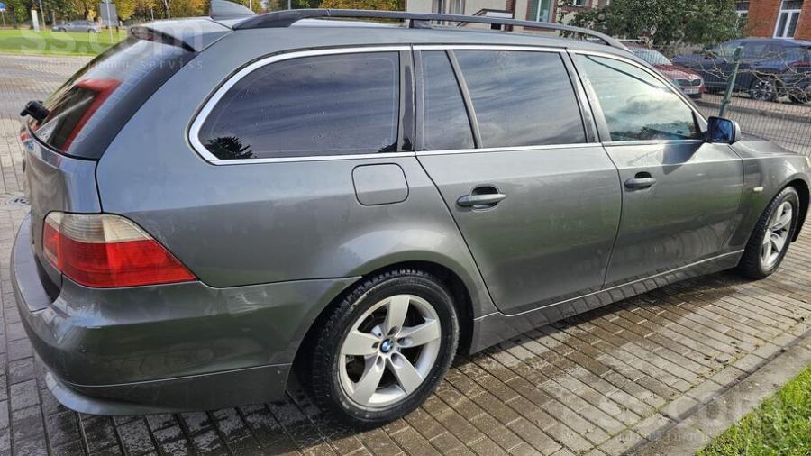 Grey BMW 525 2005 in Valmiera, with an engine capacity of 2.50 L and mileage of 342 thousand km for 2500 €, photo 2 on AUTOMOTO.COM.LV