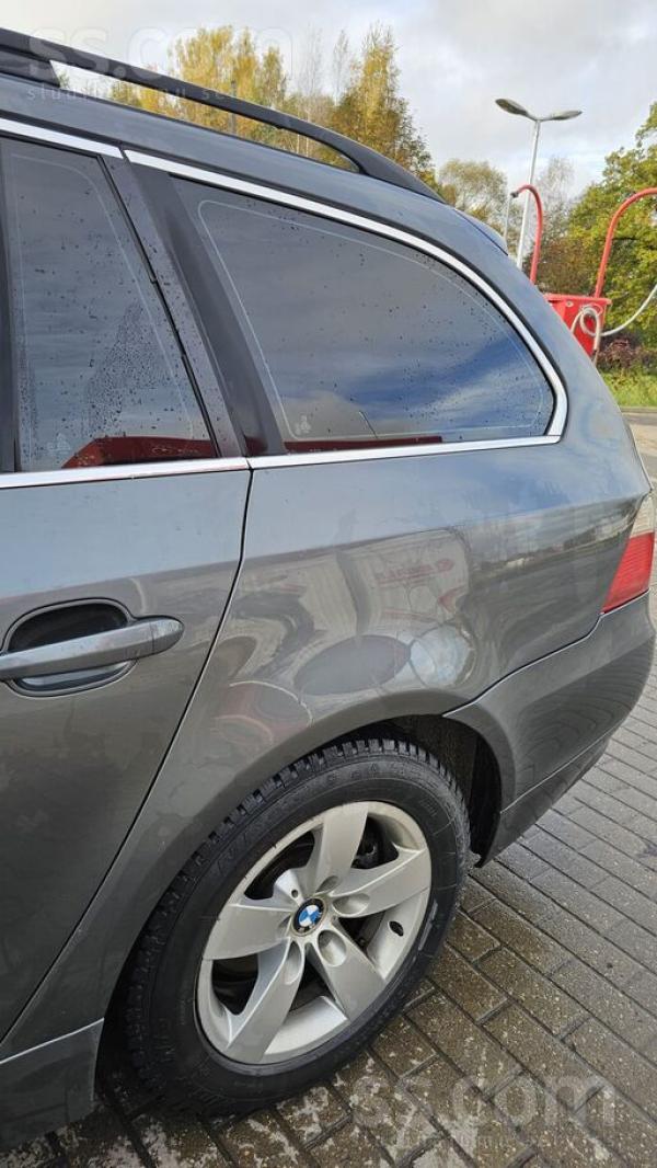 Pelēks BMW 525 2005 Valmiera, ar dzinēja tilpumu 2.50 L un nobraukumu 342 tūkst. km par 2500 €, foto 8 vietnē AUTOMOTO.COM.LV