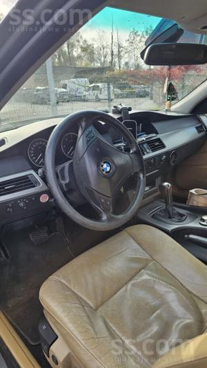 Grey BMW 525 2005 in Valmiera, with an engine capacity of 2.50 L and mileage of 342 thousand km for 2500 €, photo 18 on AUTOMOTO.COM.LV