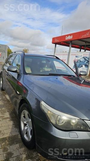 Grey BMW 525 2005 in Valmiera, with an engine capacity of 2.50 L and mileage of 342 thousand km for 2500 €, photo 11 on AUTOMOTO.COM.LV