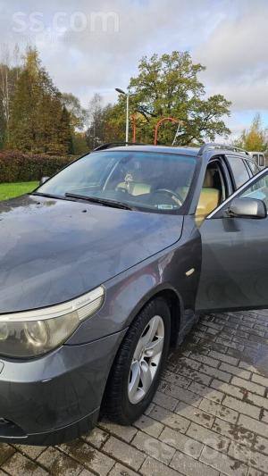 Grey BMW 525 2005 in Valmiera, with an engine capacity of 2.50 L and mileage of 342 thousand km for 2500 €, photo 13 on AUTOMOTO.COM.LV
