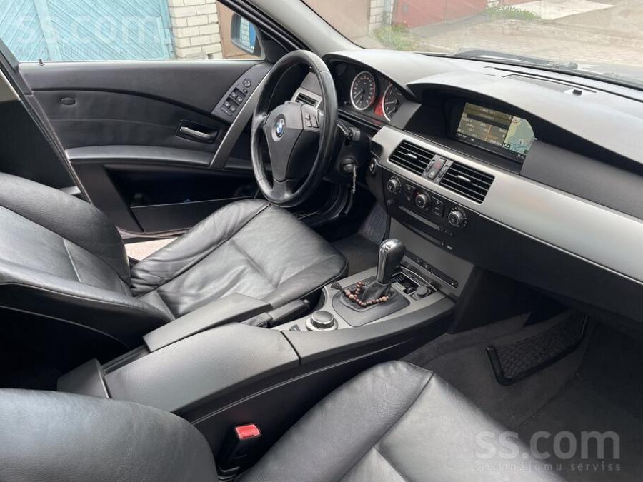 Grey BMW 525 2006 in Riga, with an engine capacity of 2.50 L and mileage of 426 thousand km for 1750 €, photo 6 on AUTOMOTO.COM.LV