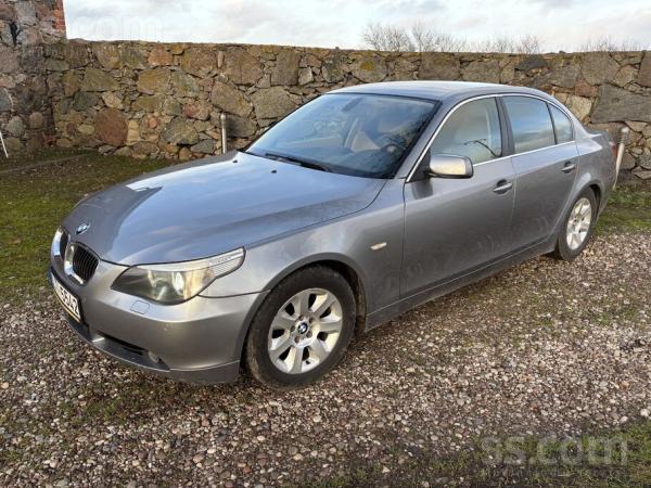 Grey BMW 525 2006 in Liepaja, with an engine capacity of 2.50 L and mileage of 448 thousand km for 2995 €, photo 1 on AUTOMOTO.COM.LV