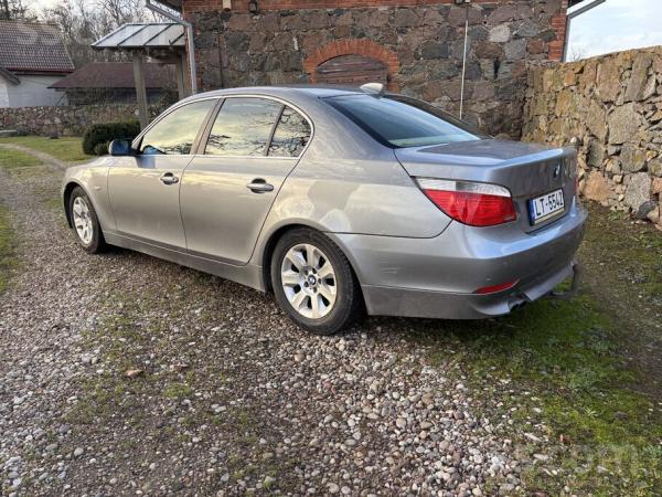 Grey BMW 525 2006 in Liepaja, with an engine capacity of 2.50 L and mileage of 448 thousand km for 2995 €, photo 3 on AUTOMOTO.COM.LV