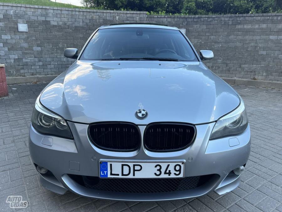 Pelēks BMW 525 2006 Viļņa, ar dzinēja tilpumu 2.50 L un nobraukumu 330 tūkst. km par 5300 €, foto 3 vietnē AUTOMOTO.COM.LV