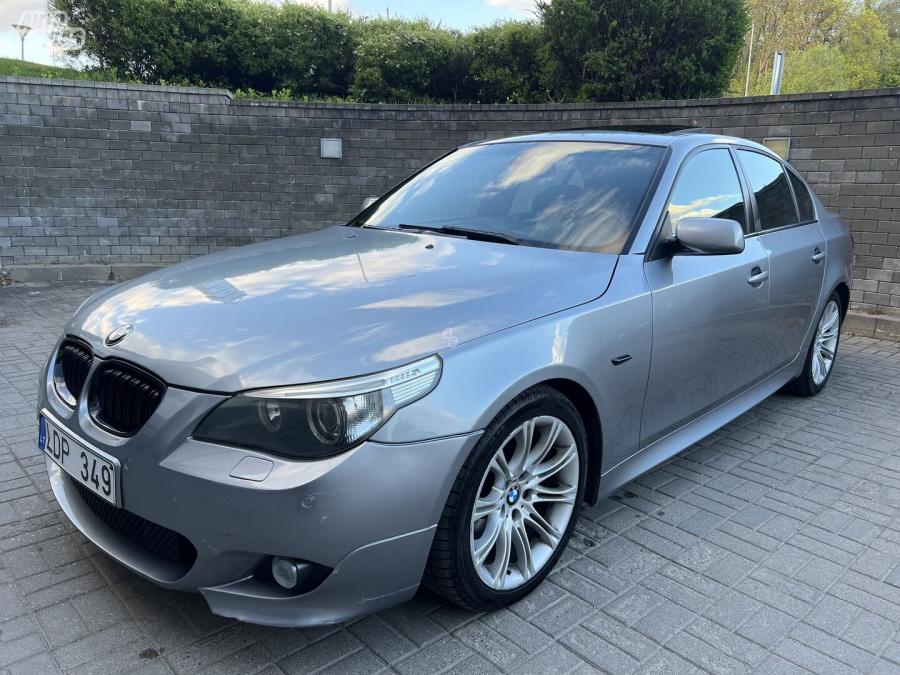 Pelēks BMW 525 2006 Viļņa, ar dzinēja tilpumu 2.50 L un nobraukumu 330 tūkst. km par 5300 €, foto 4 vietnē AUTOMOTO.COM.LV