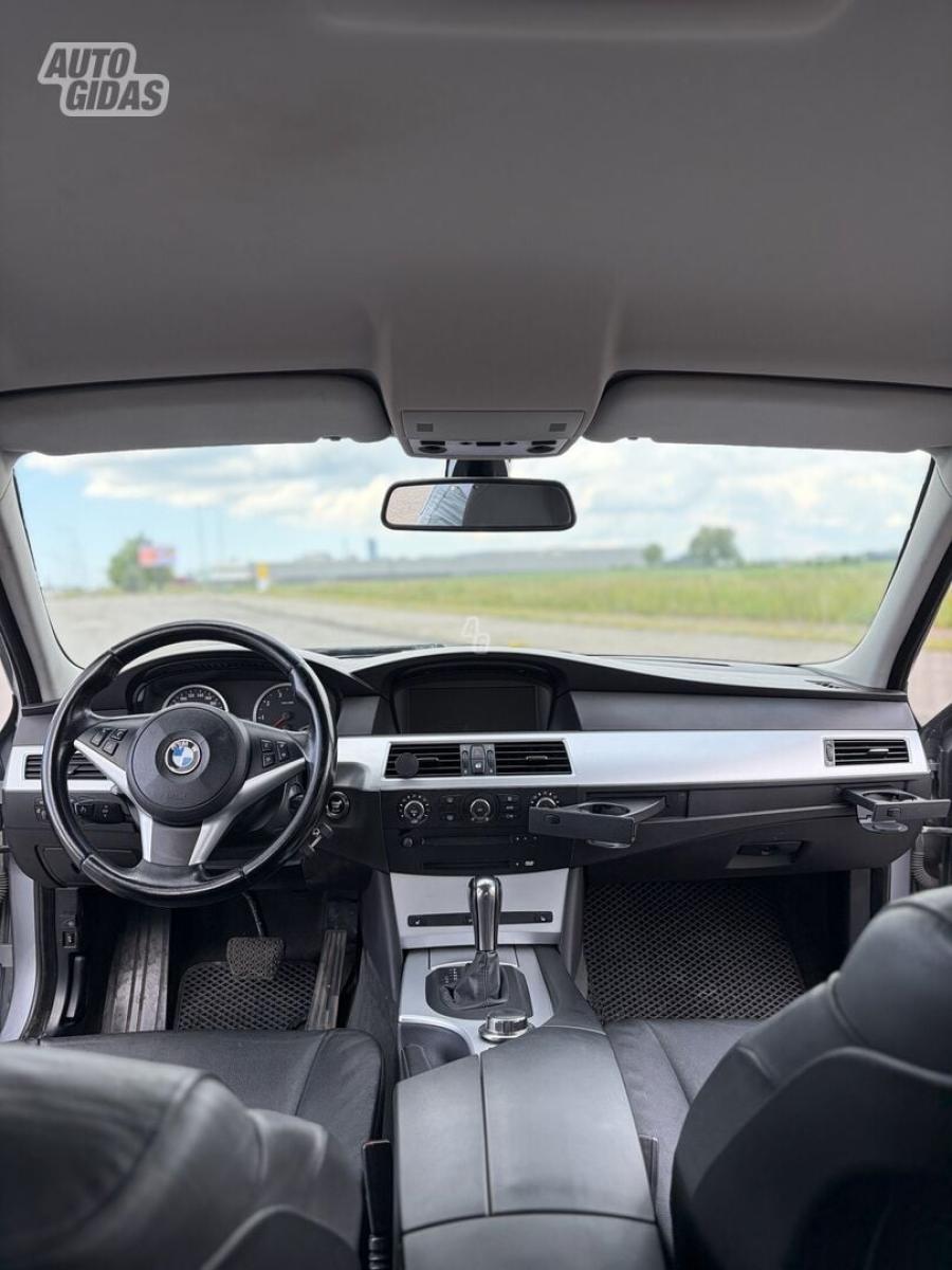 Pelēks BMW 525 2006 Klaipėda, ar dzinēja tilpumu 2.50 L un nobraukumu 297 tūkst. km par 4500 €, foto 12 vietnē AUTOMOTO.COM.LV