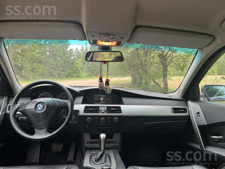 Grey BMW 525 2006 in Riga, with an engine capacity of 2.50 L and mileage of 286 thousand km for 3700 €, photo 6 on AUTOMOTO.COM.LV