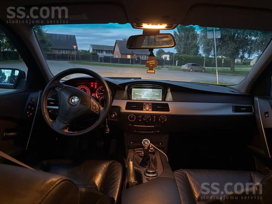 Pelēks BMW 525 2006 Bauska, ar dzinēja tilpumu 2.50 L un nobraukumu 365 tūkst. km par 2300 €, foto 6 vietnē AUTOMOTO.COM.LV