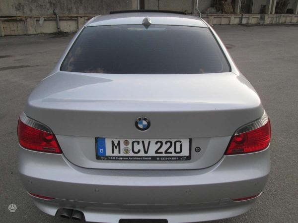 Grey BMW 525 2006 in Kelme, with an engine capacity of 2.50 L and mileage of 226 thousand km for 5400 €, photo 6 on AUTOMOTO.COM.LV