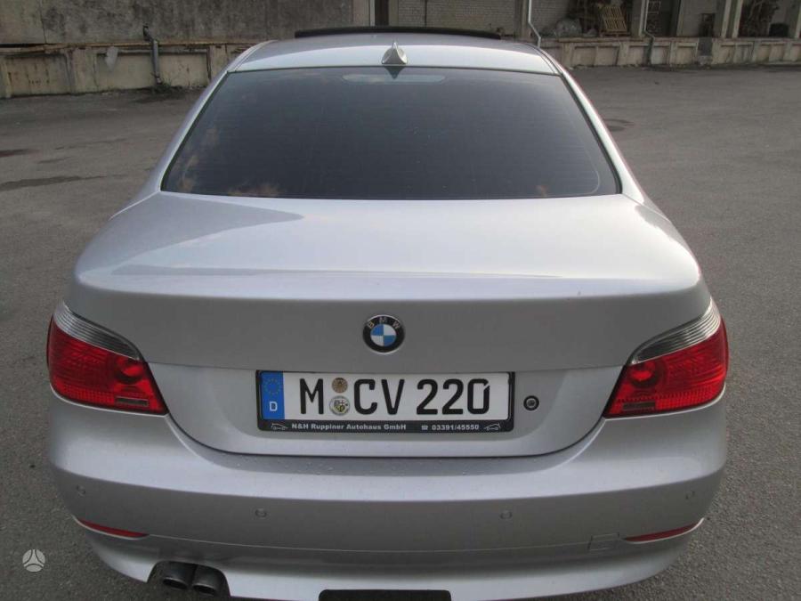Pelēks BMW 525 2006 Kelmė, ar dzinēja tilpumu 2.50 L un nobraukumu 226 tūkst. km par 5400 €, foto 7 vietnē AUTOMOTO.COM.LV