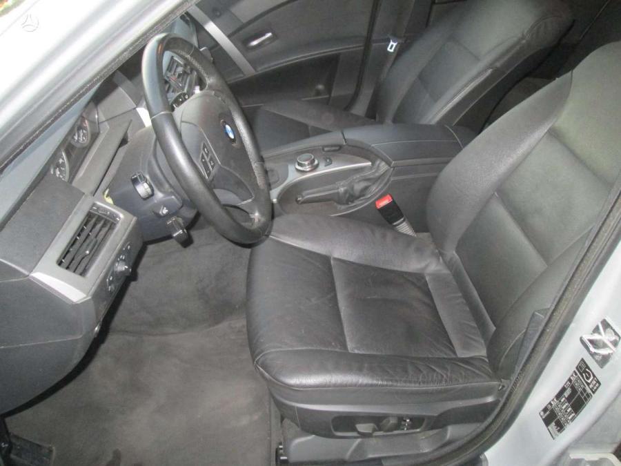 Pelēks BMW 525 2006 Kelmė, ar dzinēja tilpumu 2.50 L un nobraukumu 226 tūkst. km par 5400 €, foto 9 vietnē AUTOMOTO.COM.LV