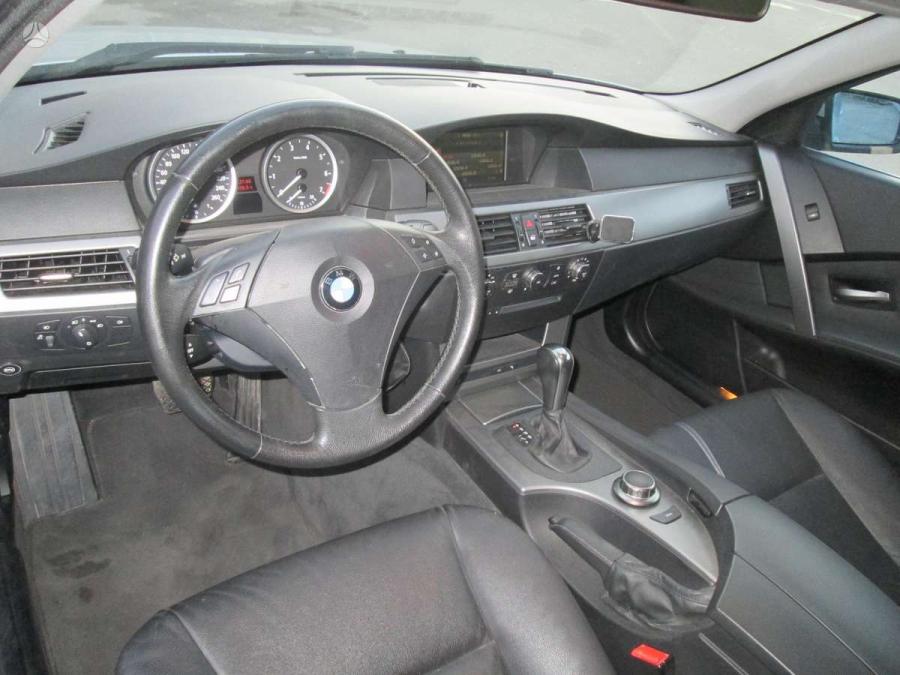 Pelēks BMW 525 2006 Kelmė, ar dzinēja tilpumu 2.50 L un nobraukumu 226 tūkst. km par 5400 €, foto 12 vietnē AUTOMOTO.COM.LV