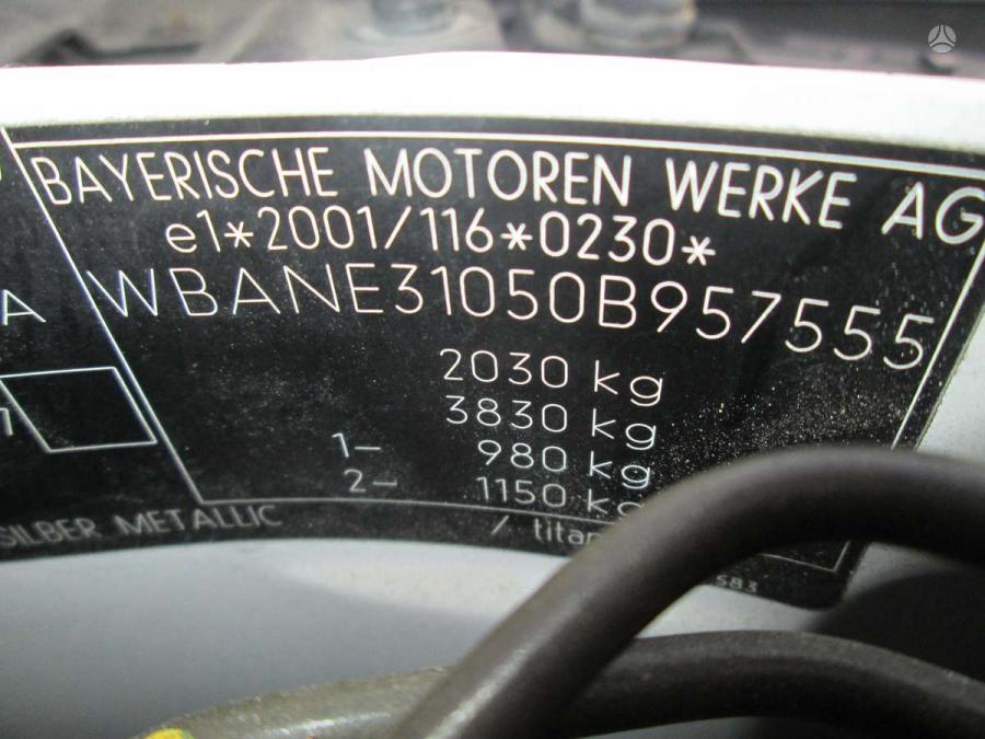 Pelēks BMW 525 2006 Kelmė, ar dzinēja tilpumu 2.50 L un nobraukumu 226 tūkst. km par 5400 €, foto 24 vietnē AUTOMOTO.COM.LV