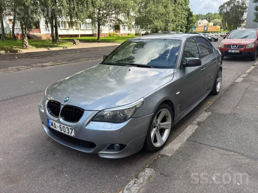 Серый БМВ 525 2006 в Рига, объемом двигателя 2.50 л и пробегом 376 тыс. км за 4450 €, фото 1 на AUTOMOTO.COM.LV